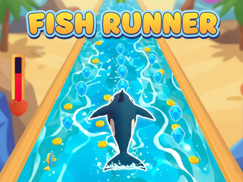 Fish Runner 🕹️ Spilaðu á netinu á SGameS