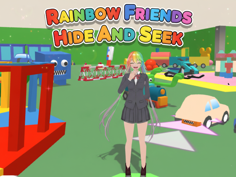 Rainbow Friends Hide And Seek 🕹️ Spilaðu á netinu á SGameS